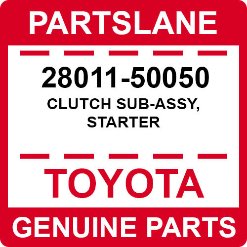 Toyota Genuine OEM 28011-50050 Clutch Sub-assy Starter 2801150050 for ...