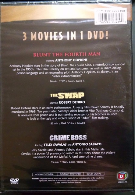 3 Full-Length Features - Beyond Obsession / The Firing Line / Death ...