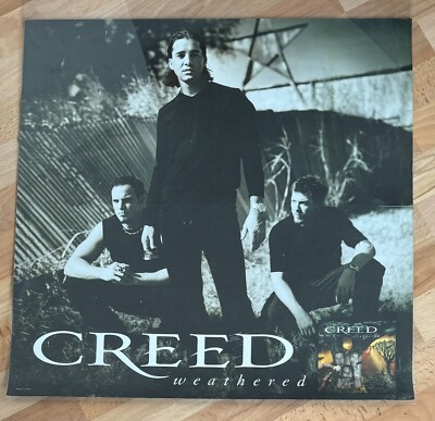 Creed Weathered Promotional Poster (2001) Heavy Stock Paper 24 X 24 ...