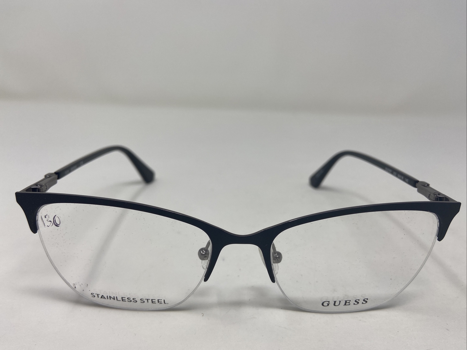 GUESS EYEGLASSES FRAME GU2787 002 54-18-140 BLACK/GUNMETAL HALF RIM ...