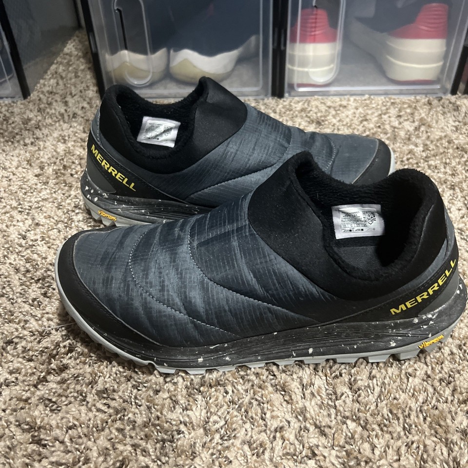 Merrell Nova Sneaker Moc Mens Trail Shoes Size 9 Gray Slip On Puffer ...