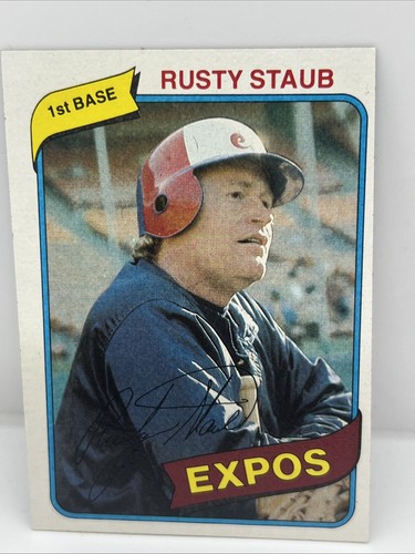 1980 Topps #660 Rusty Staub | eBay