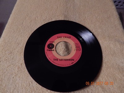 The Lettermen : She Cried / For Love 45 Rpm Capitol 2820 | eBay