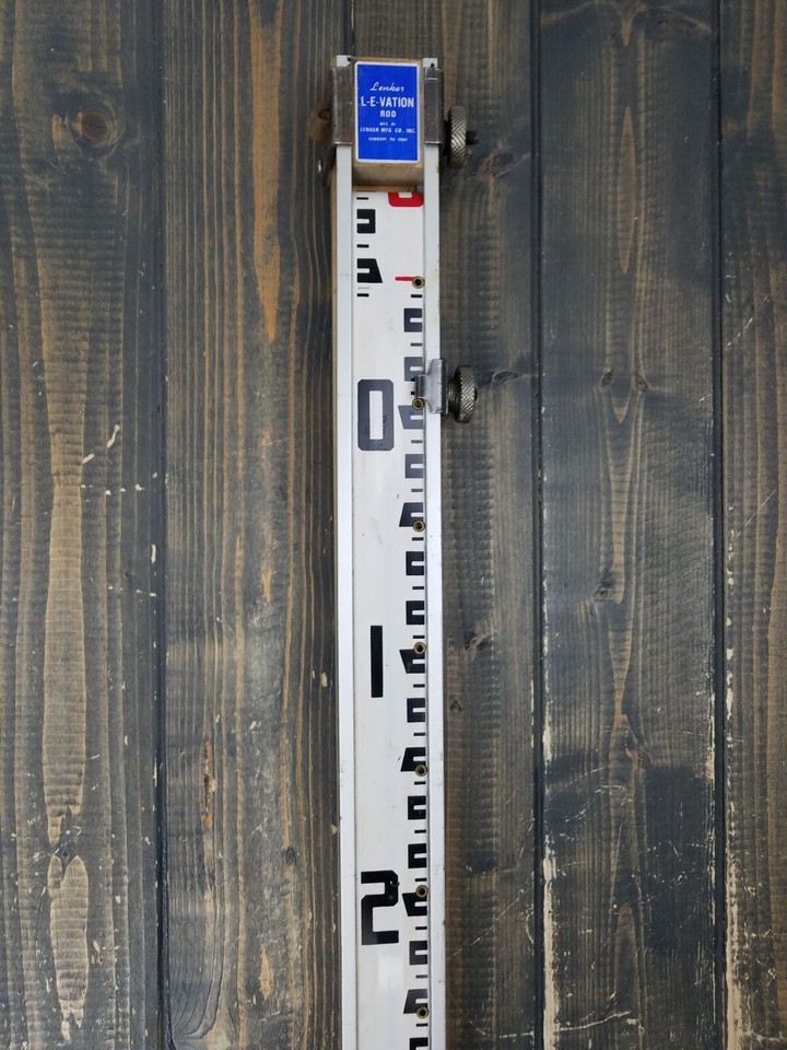Lenker L-E-VATION 79-M Surveying Rod Leveling Measuring Ruler Grade Rod ...