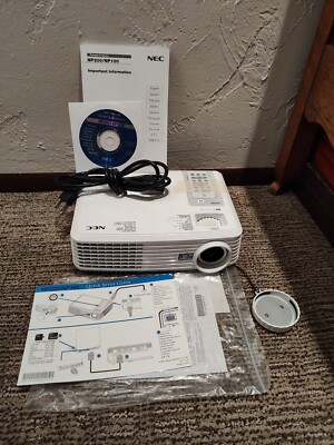 NEC NP200 Projector W/ Remote, Manual, & Power Cord - Works with Issues ...