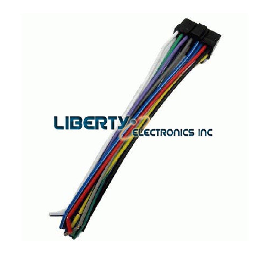 New 16 Pin AUTO STEREO WIRE HARNESS PLUG for SONY CDX-M730 / CDX-M750 ...