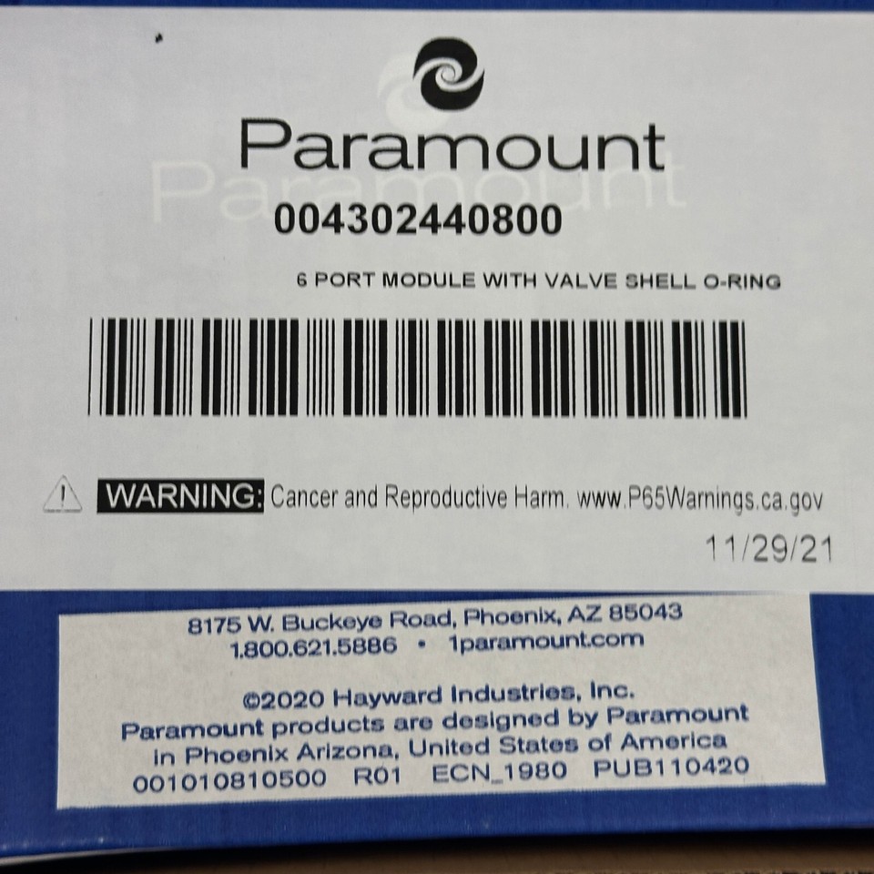 Paramount Pool Cleaning 9 Port Water Valve Module with Shell 2in 004 ...