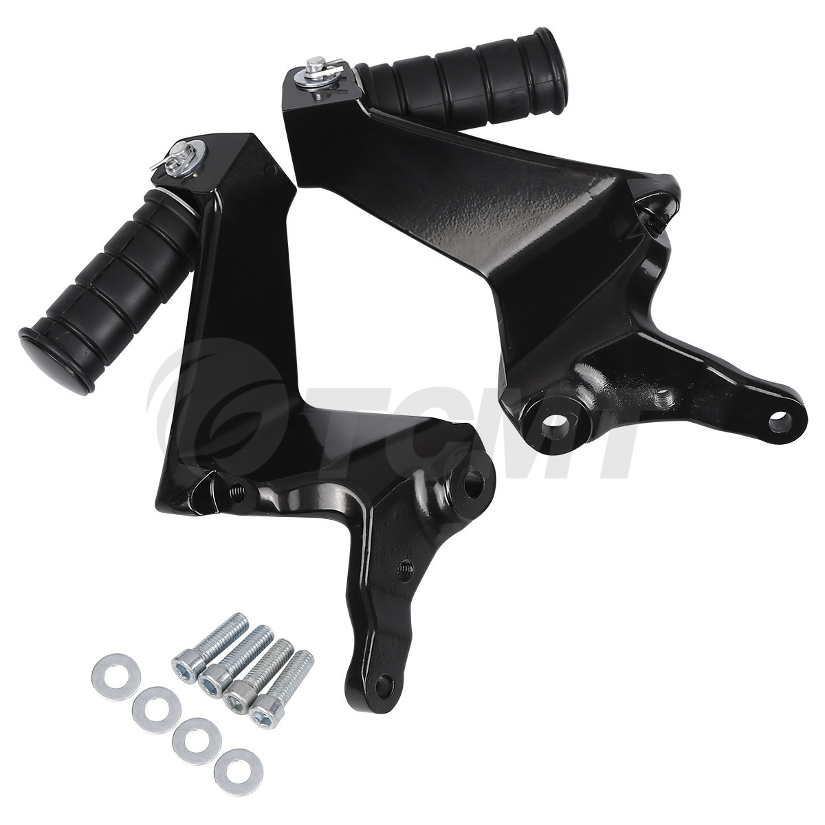 Black Backrest Sissy Bar /Passenger Seat /Foot Pegs Fit For Victory ...