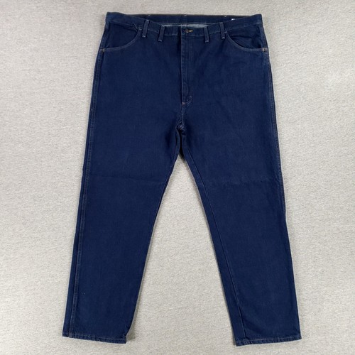 Rustler 46x32 Blue Jeans Classic Quality Denim Work Pants Dark Wash 100 ...