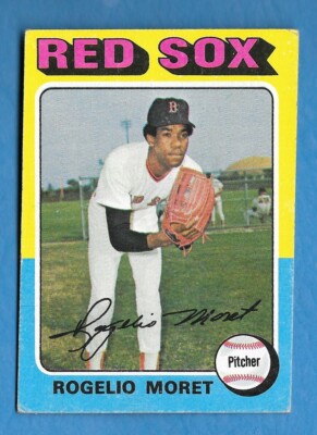 1975 Topps Rogelio Moret #8 Boston Red Sox VGEX | eBay
