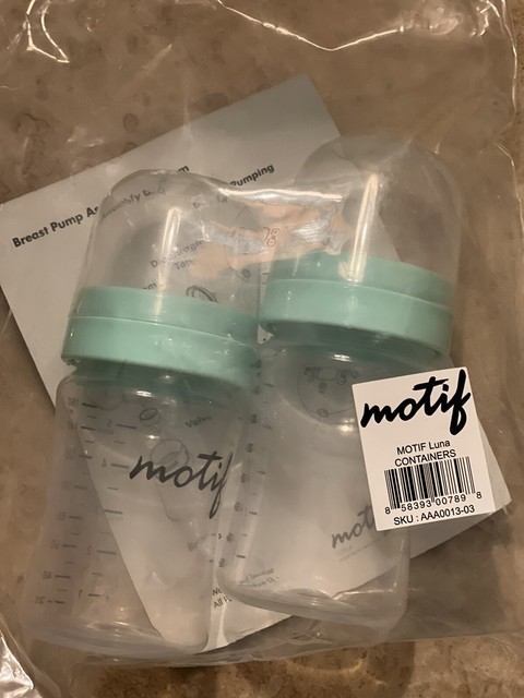 Motif Luna Milk Collection Containers Pale Green Two 180ml Bottles ...
