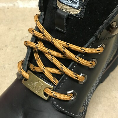 Heavy Duty Hiking Work Boot Shoe Laces Strings / Stay Tied, 5mm Sandy ...