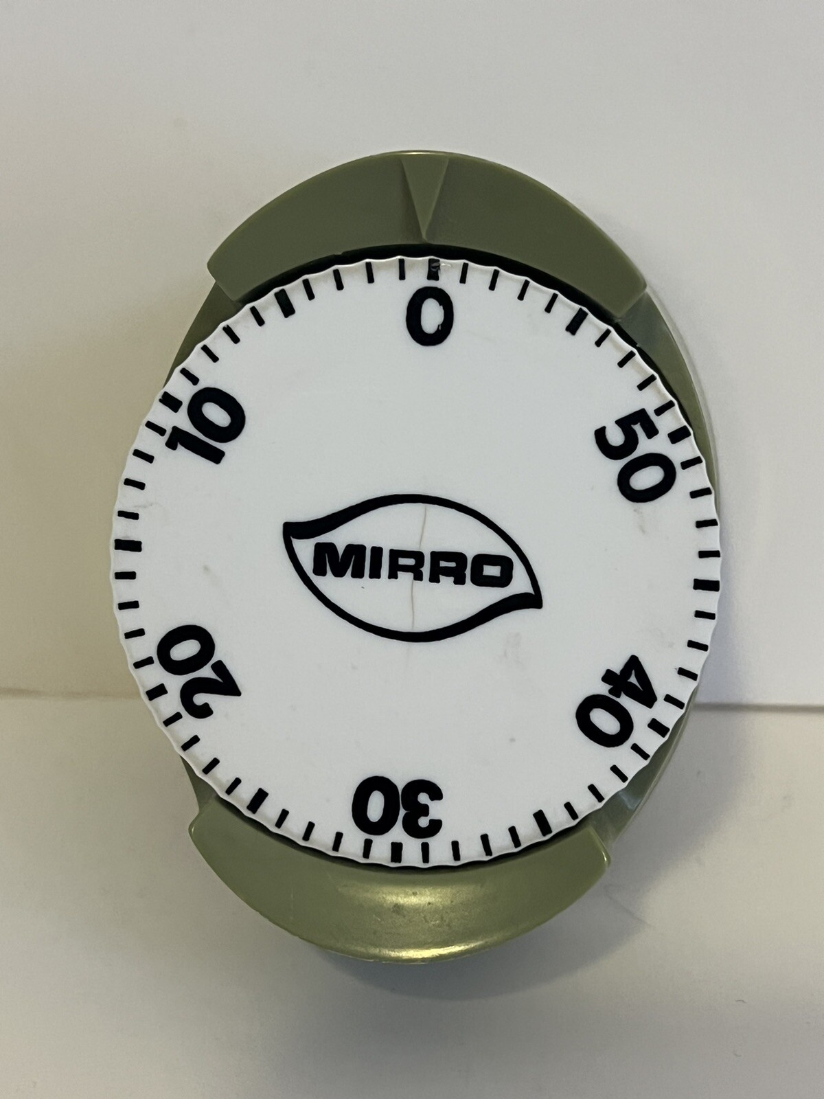 Vintage Aocado Green Mirro Kitchen Timer. One Hour. Tested And Works ...