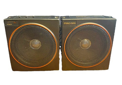 Radio Shack Stereo-Mate Speakers - Stereo, Computer - Treble Bass Boost ...