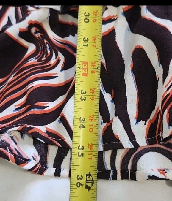 Anthropologie Robin Tiered Brown Orange White Marble Animal Mini Dress ...