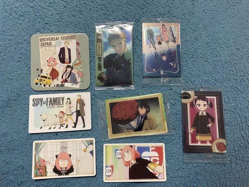 SPY x FAMILY Character Card Coaster Set | eBay