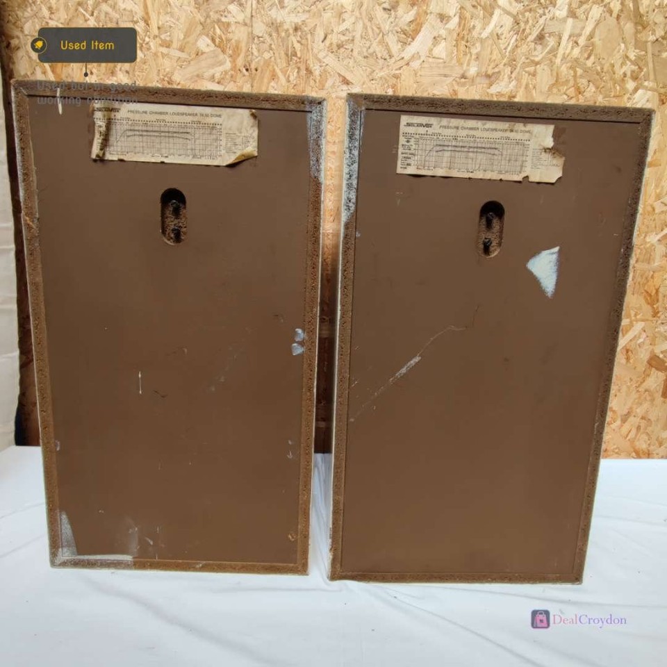 2 X SOLARVOX TK50 DOME PRESSURE CHAMBER LOUDSPEAKERS WIRED SPEAKER PAIR ...