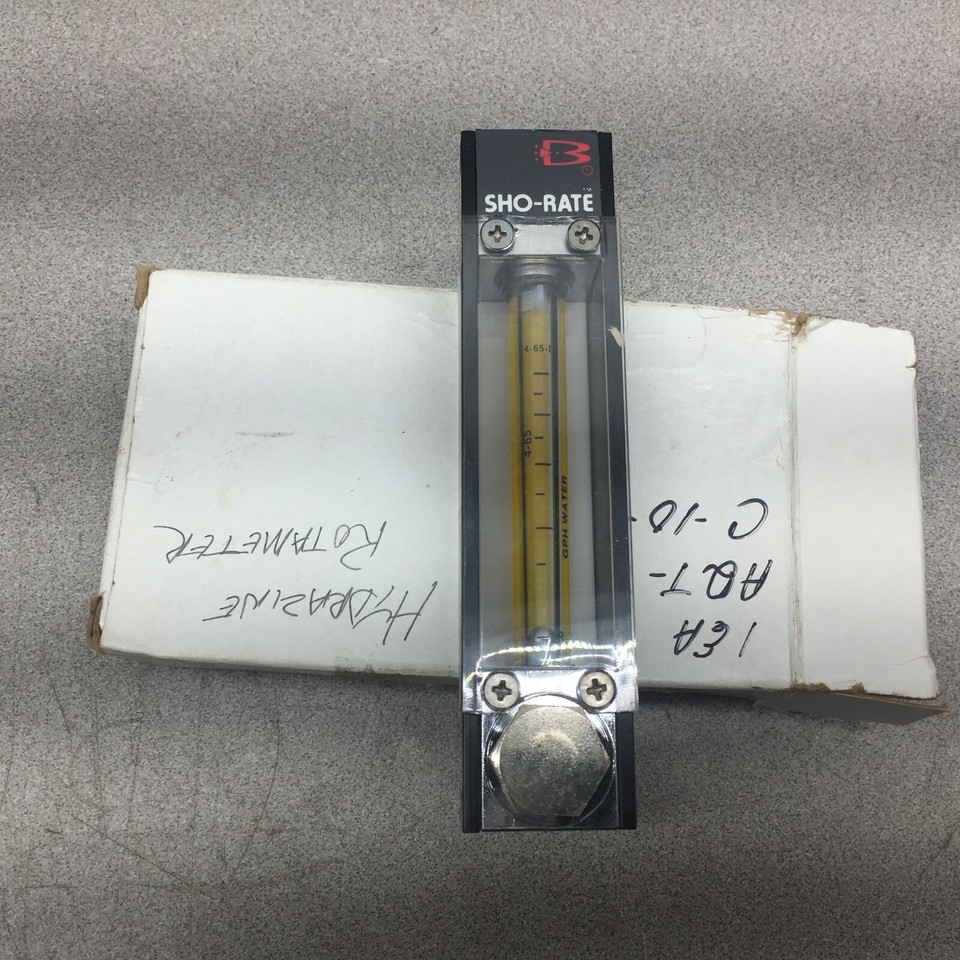 NEW IN BOX BROOKS SHO-RATE FLOW METER 1350FFD6ADA1A | eBay