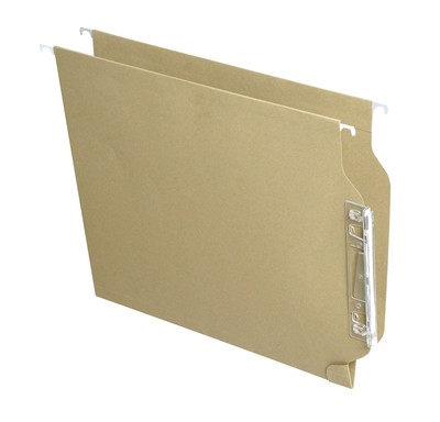 Hanging Folder Fade Name Label Viewer Transparent Brown A4 Card (25 ...