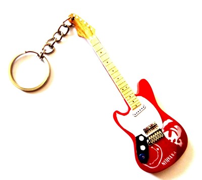 FENDER MUSTANG Nirvana Guitar Keychain - Guitar Keychain Keychain | eBay