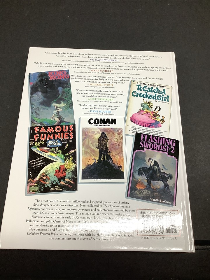 Frazetta The Definitive Reference 1st Printing 2008 Hardcover Frank ...