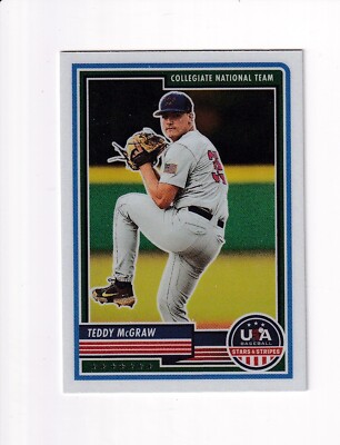 2023 Panini USA BASEBALL Stars & Stripes TEDDY McGRAW | eBay