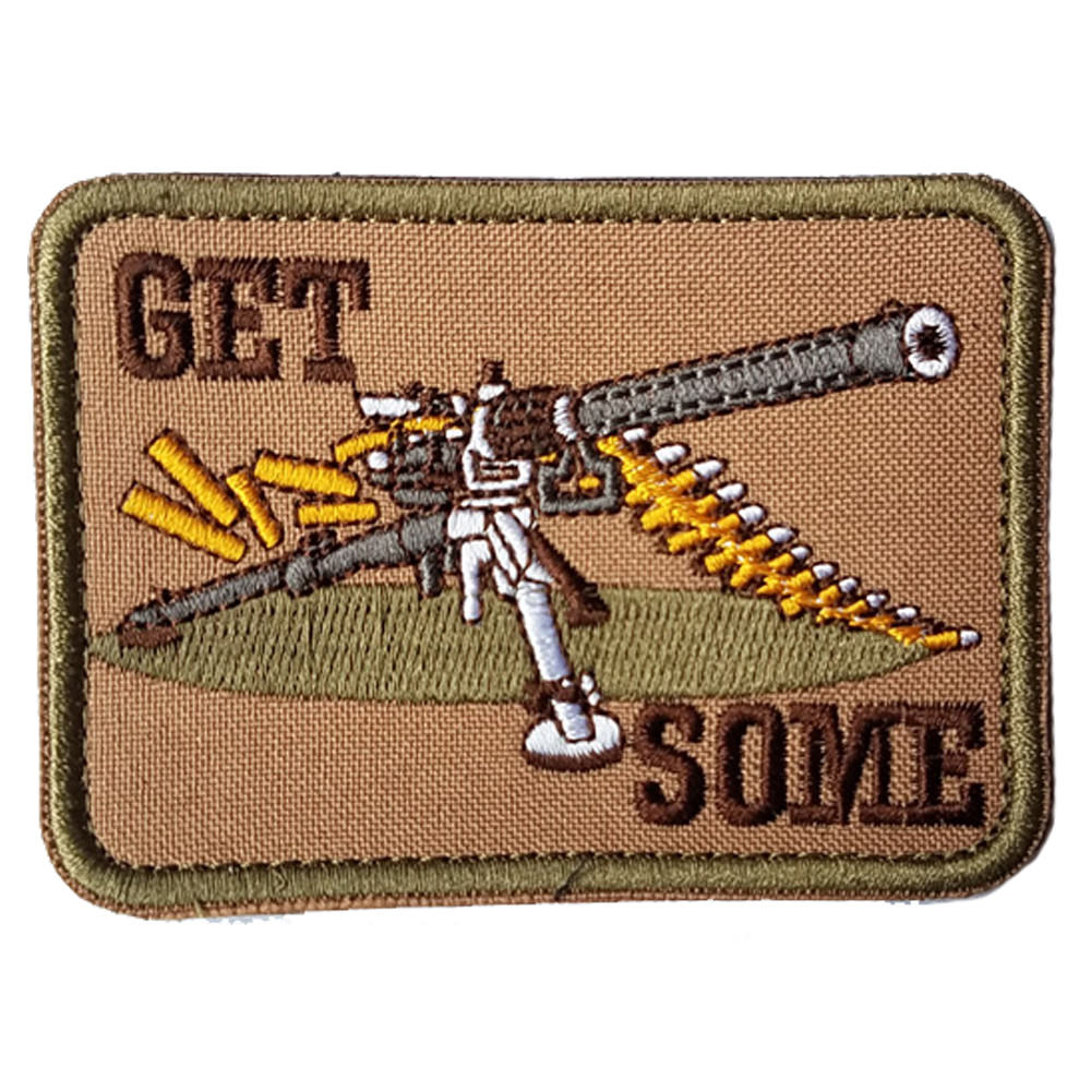 GET SOME SUBMACHINE GUN U.S. ARMY BADGE EMBROIDERED HOOK LOOP PATCH /02 ...