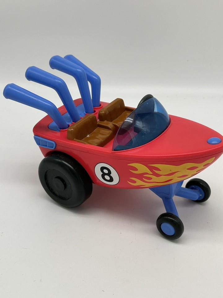Fisher Price Imaginext Spongebob Squarepants Speed race car Boat Mattel ...