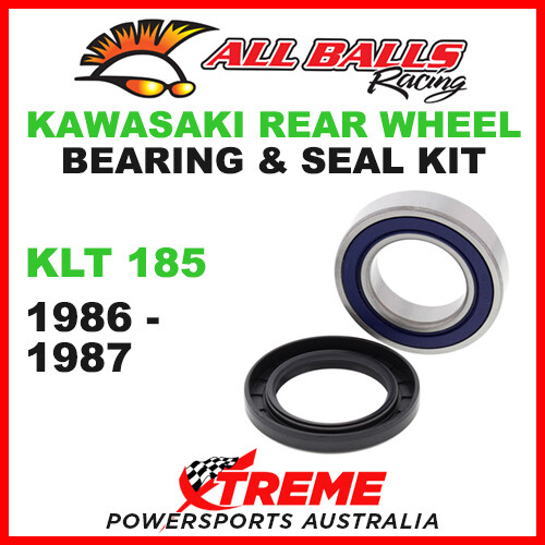 ALL BALLS 25-1118 ATV REAR WHEEL BEARING KIT KAWASAKI KLT185 KLT 185 ...