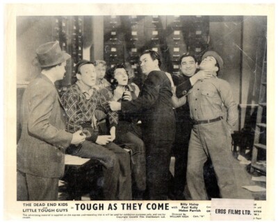 Tough As They Come Original Lobby Card Huntz Hall Billy Hallup The Dead ...