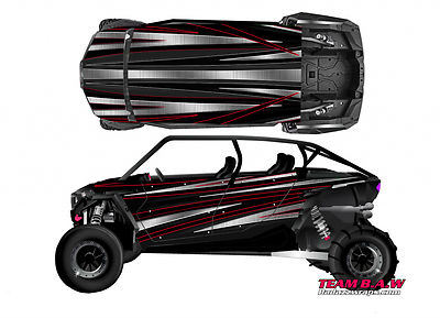 2019+ Polaris 4 RZR 1000 xp Design Golden Ride Decal Graphic Kit Wraps ...
