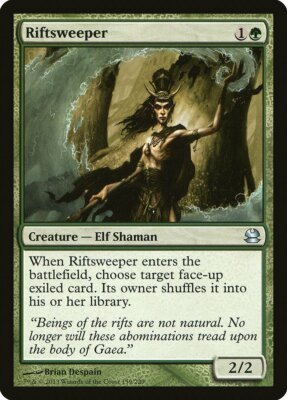 Riftsweeper Modern Masters NM Green Uncommon MAGIC THE GATHERING CARD ...