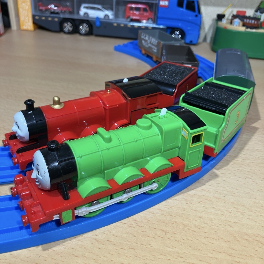 TOMY Thomas ＆Friends Plarail Trackmaster Classic Henry & James Vintage ...