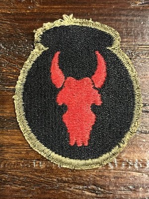 ORIGINAL PERIOD WWII WW2 US ARMY 34TH INFANTRY DIVISION PATCH OD BRDER ...