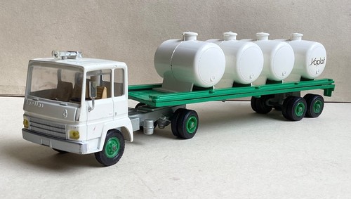 SOLIDO - 1:50 scale, No.317 - BERLIET TR300 TRAILER TRUCK with TANKS ...