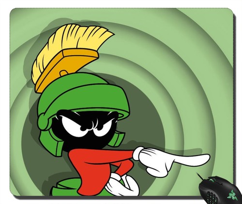 Looney Tunes Marvin The Martian mousepad lock edge macbook asus acer hp ...
