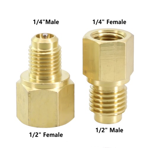 Adapter Valve Kits Vacuum Pumps 1/2 Acme Male Brass Connection ...