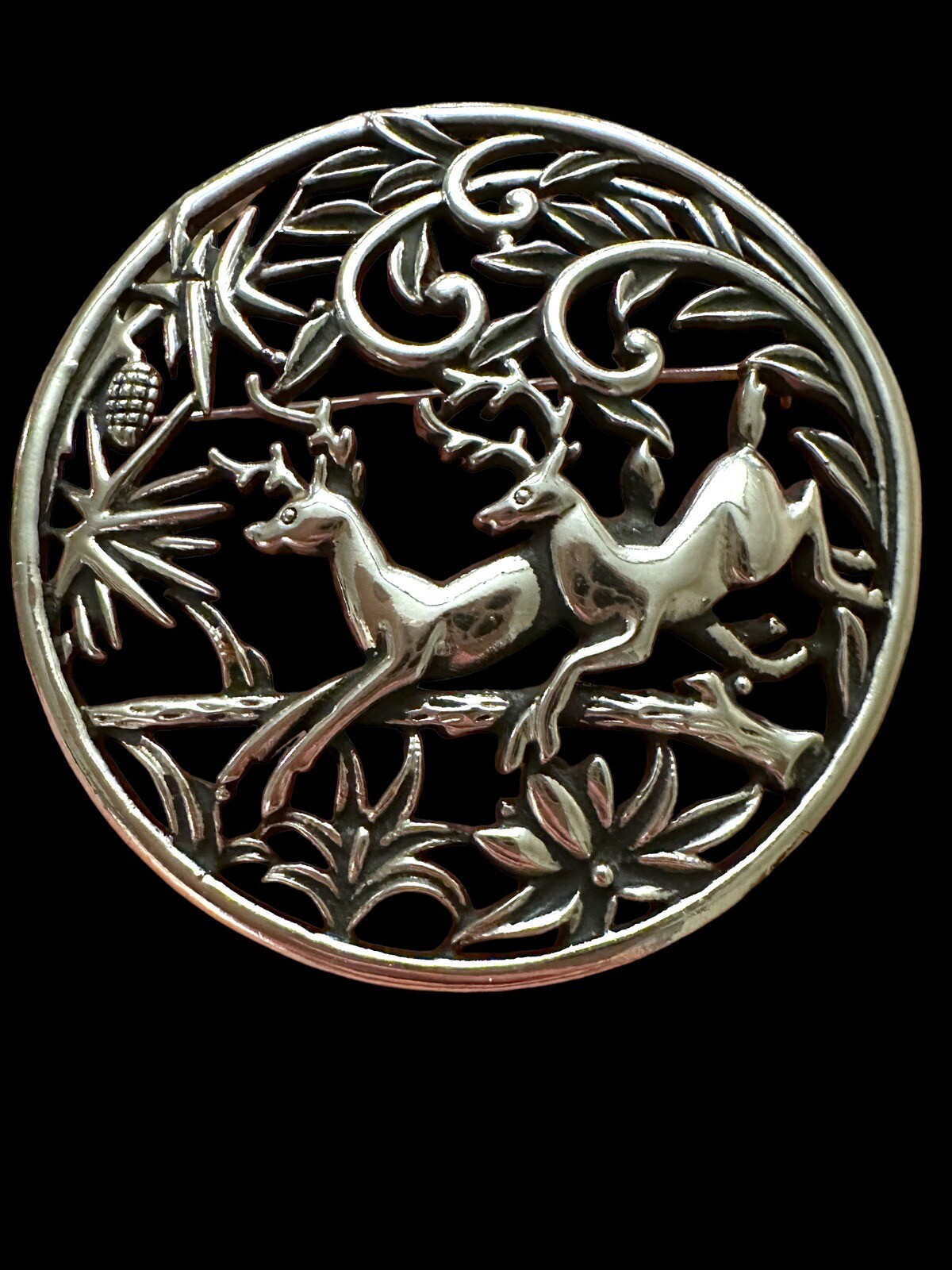 Vintage Sarah Coventry Jumping Stag Set, Earrings & B… - Gem