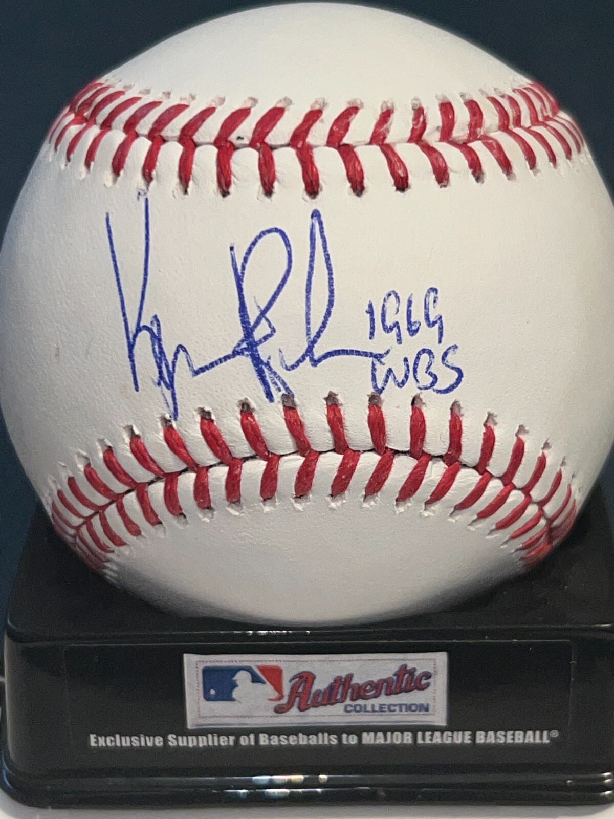 KEN RUDOLPH CHICAGO CUBS 1969 SIGNED OML BASEBALL | eBay