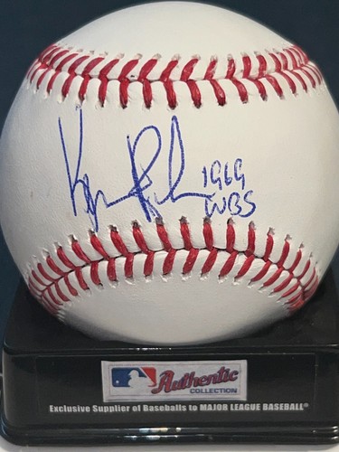 KEN RUDOLPH CHICAGO CUBS 1969 SIGNED OML BASEBALL | eBay