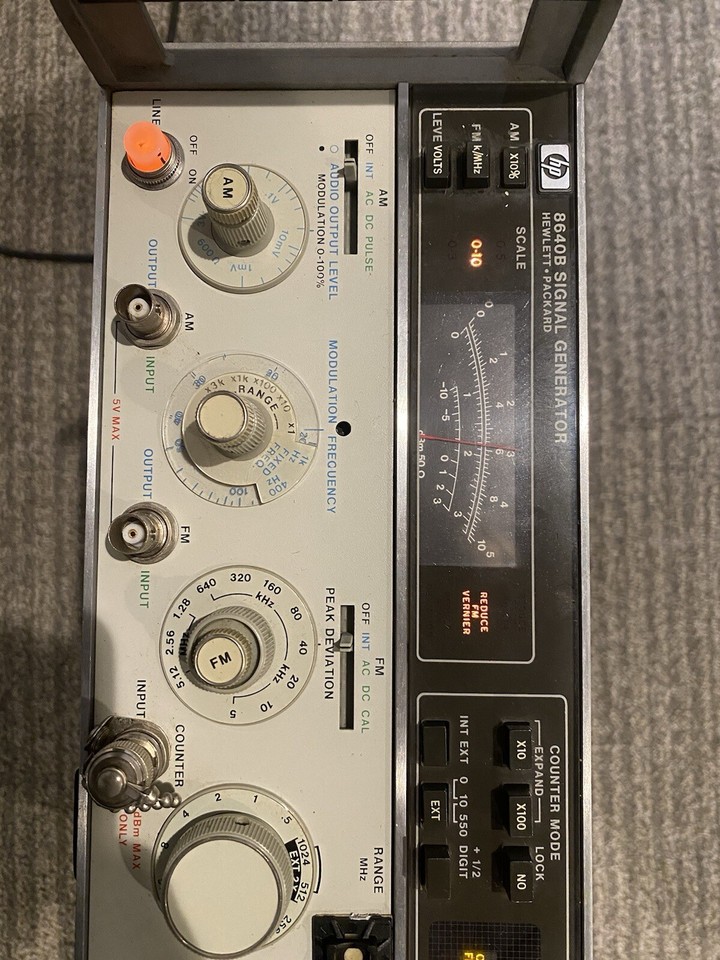 HP 8640b RF signal generator- good working condition | eBay