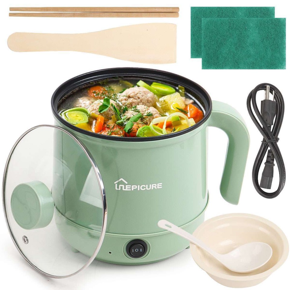 Multi-Function Electric Cooker Mini Speed Food Pot Non-Stick Pot ...