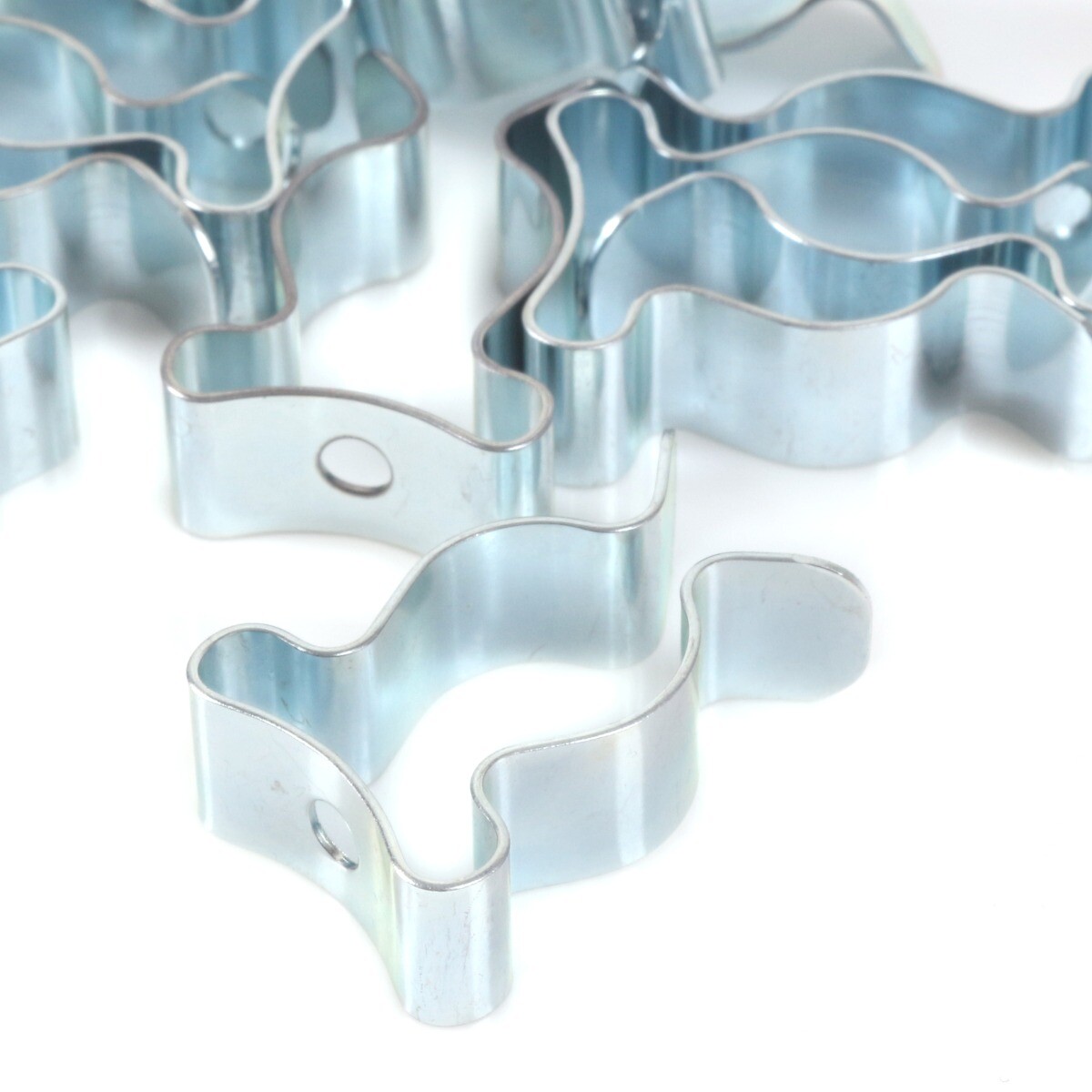 SPRING TOOL CLIPS 5x Small Wall Mounted Snap Terry Grip Clips Clamps ...