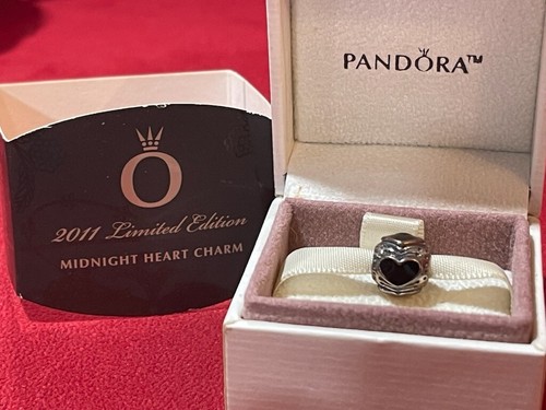 PANDORA | 14k Gold Silver Black Friday Charm 790591EN16 RARE Retired ...