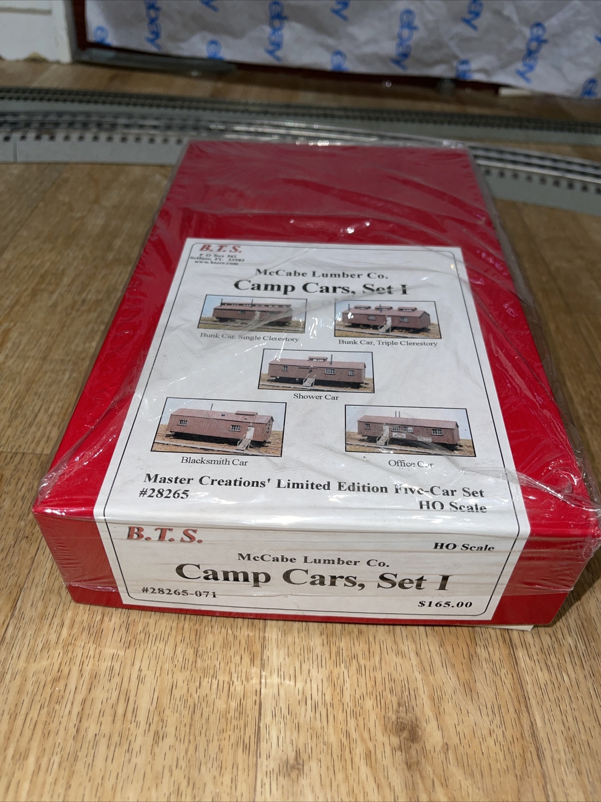 mccabe lumber camp cars set 1 Master Creation Ho Kit 28265 B. T. S. New ...
