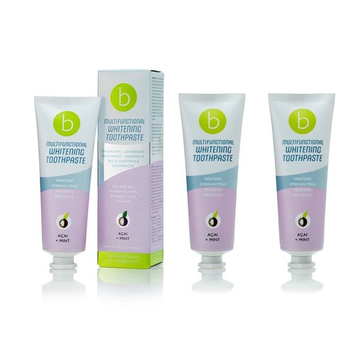 Beconfident Multifunctional Whitening Toothpaste Acai+Mint Multi-Pack ...