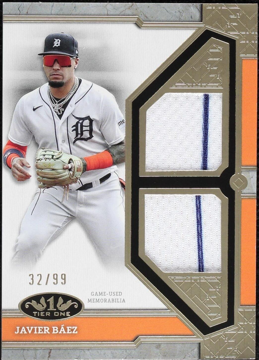 2024 Topps Tier One - Tier One Relics Javier Báez #T1R-JB Dual /99 (MEM ...