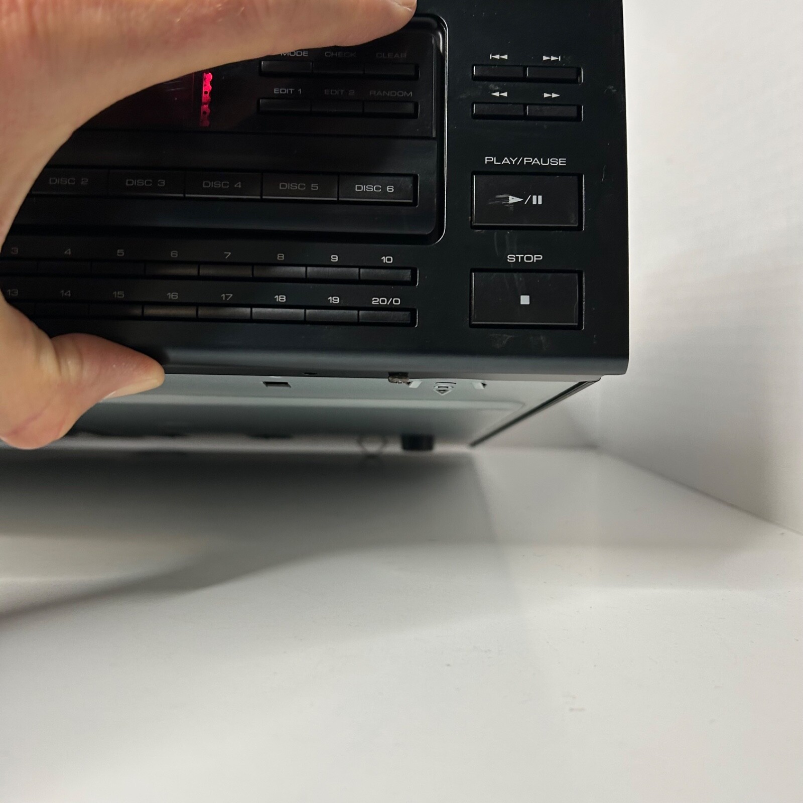 Kenwood DP-M5540 Multiple Compact Disc 6 Disc CD Player Tested Works No ...