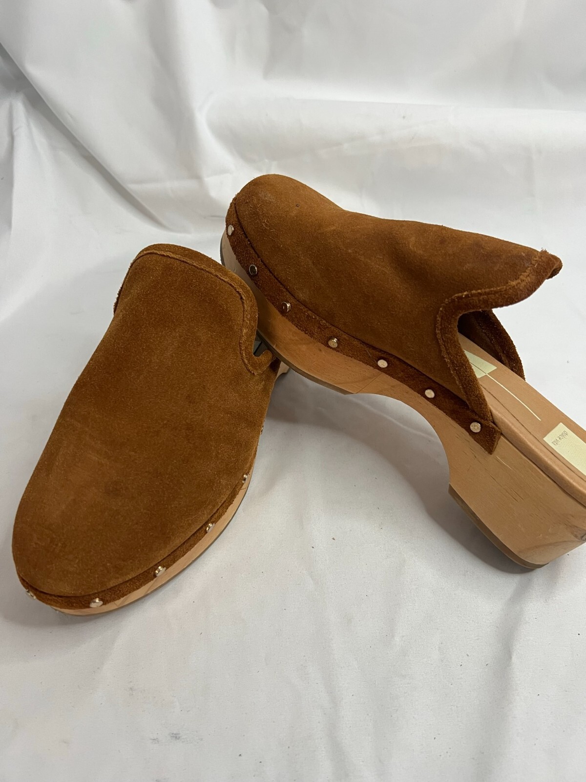 Dolce Vita Women's Size 8 Suede Studded Clogs | eBay