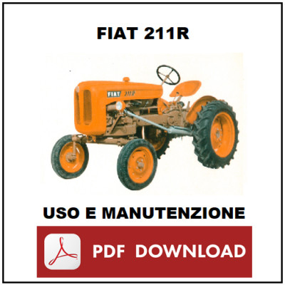 FIAT 211R e derivati Manuale uso manutenzione Libretto istruzioni ...